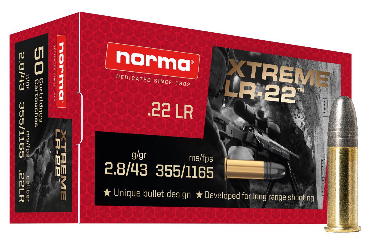 Norma Dedicated Precision - XTREME Long Range 22 43 Grain » Norma Dealer